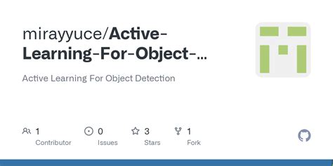 Github Mirayyuce Active Learning For Object Detection Active Learning For Object Detection