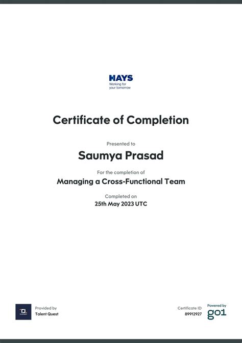 Certification Certificateofcompletion Saumya Prasad
