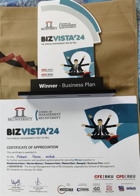 Mahadi Hasan Mishuk On Linkedin Bizvista24winner Rkuniversity Businessplanchampion