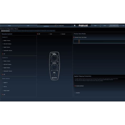 Device Configuration Menu DCM
