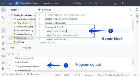 Python If Statement Testingdocs