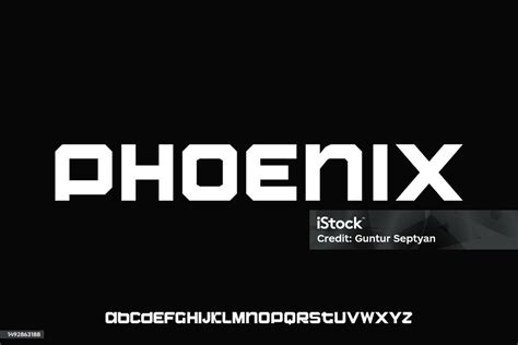 로고타입 헤드라인 등에 적합한 정교한 현대 기술 글꼴 벡터 디자인 0명에 대한 스톡 벡터 아트 및 기타 이미지 0명 개념 개념과 주제 Istock