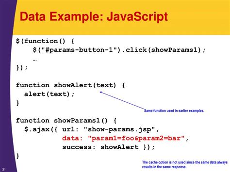 Ppt The Jquery Javascript Library Part I Ajax Support Jquery 13