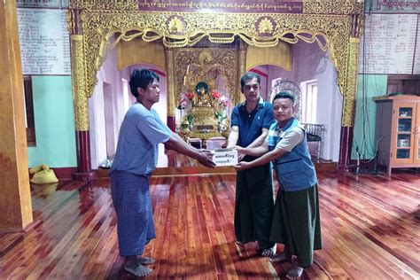 ဂန့်ဂေါမြို့တွင် မြစ်သာမြစ်ရေတိုက်စား၍ ကမ်းပြိုဘေးသင့်ခဲ့သည့် အိမ်ခြေ ၁ လုံးနှင့် အိမ်ထောင်စု ၁