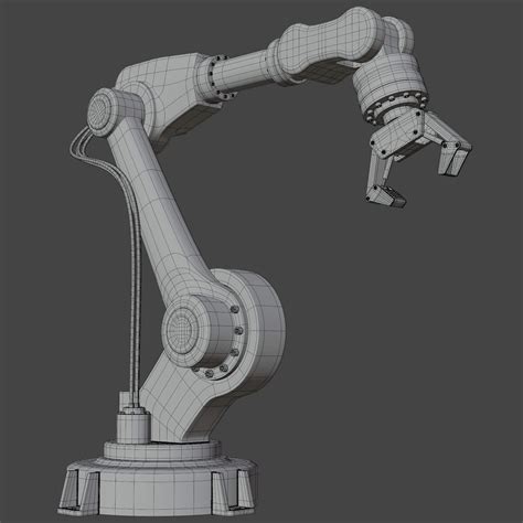 Industrial Robot Arm 3d Model By 3dmodelingcorp