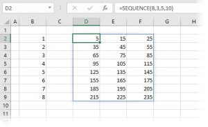 SEQUENCE Function In Excel Excel Off The Grid