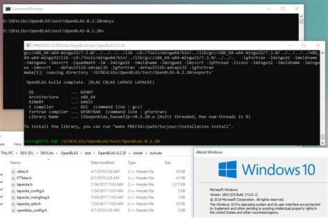 Building Openblas With Mingw From Fails · Issue 1503