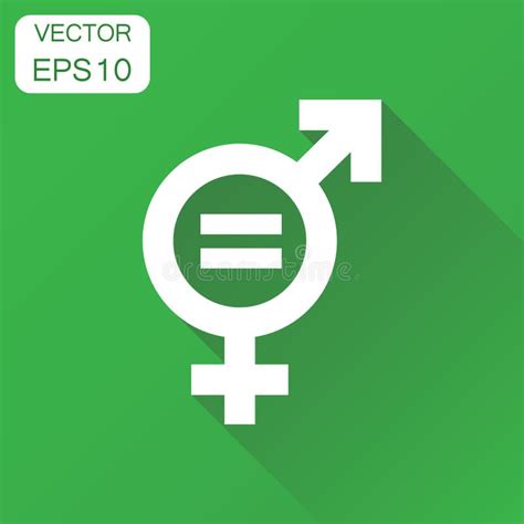 Icono Del Vector Del Signo De Igualdad Del Género Icono Igual Del