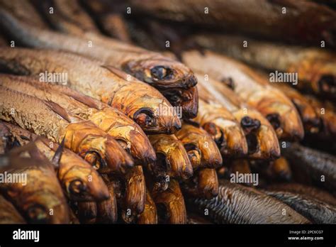 Dried Smoked Atlantic Or Baltic Herrings Clupea Harengus A Herring In