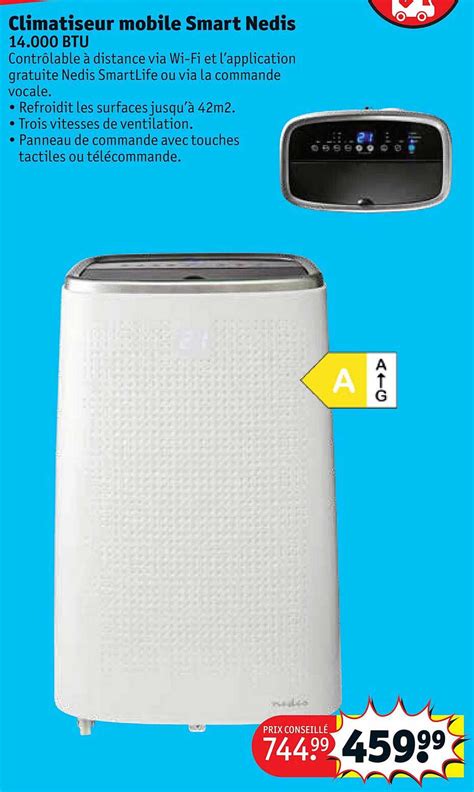 Promo Climatiseur Mobile Smart Nedis Chez Kruidvat Icatalogue Fr