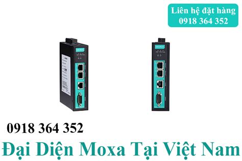 Thiết bị chuyển đổi giao thức mạng công nghiệp Model MGate 5105 MB EIP Moxa Việt Nam Moxa