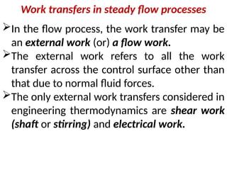 Steady Flow Process Of First Law Of Thermodynamics Pptx Chemistry Science