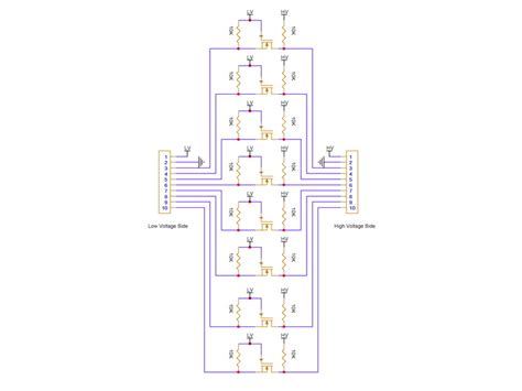 8 Channel Bi Directional Logic Level Converter Fares PCB