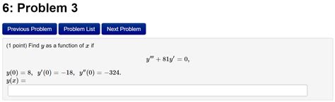 solved 6 problem 3 previous problem problem list next