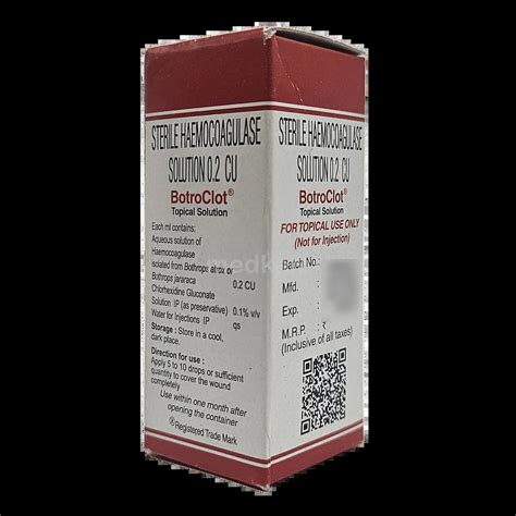 Botroclot Solution 10 Ml Price Uses Side Effects And Substitutes Medkart
