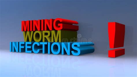 Mining Worm Infections On Blue Stock Illustration Illustration Of Phishing Protect 238136669