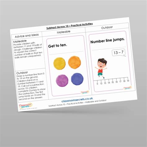 Year 2 Subtract Across 10 Practical Activities Resource Classroom Secrets