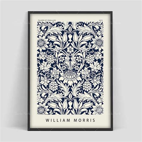 윌리엄 모리스 포스터 윌리엄 모리스 전시 포스터 플라워 패턴 플라워 포스터 아트 프린트 윌스터 헨리 메이션 프린트 그림 And 서예 Aliexpress