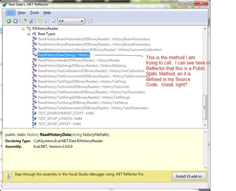 When Accessing A NET Assembly From LV I Cannot See Public Methods And I CAN See Internal