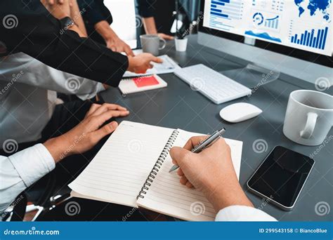 Data Analysts Team Of Office Worker Collaborate On Bi Dashboard