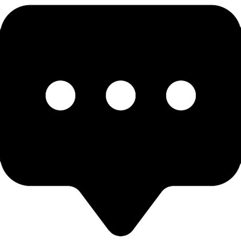Chat Dots Icon Svg Png Free Download
