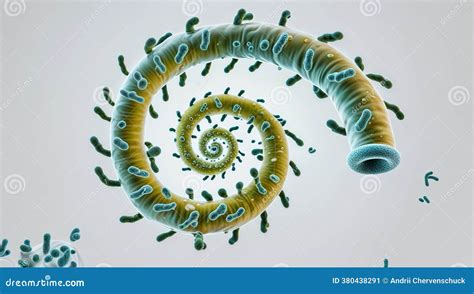 Microscopic Spiral Bacteria Royalty Free Stock Image Cartoondealer