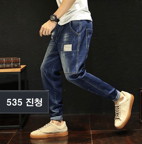 남성캐주얼 배기팬츠 세컨웨어헬로마켓