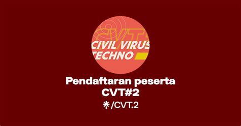 Pendaftaran Peserta Cvt2 Linktree