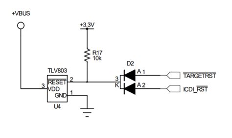 Use Of Dual Schottky Diode In Voltage Supervisor Output Electrical