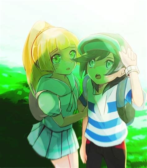 Lillie And Sun Pok Mon Sun And Moon Pokemon Sun Pokemon Pokemon Alola