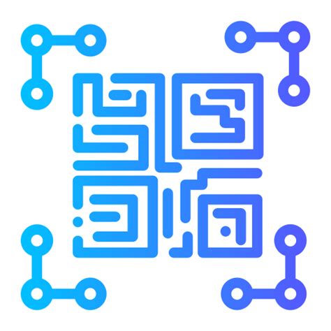 Qr Code Generic Gradient Icon