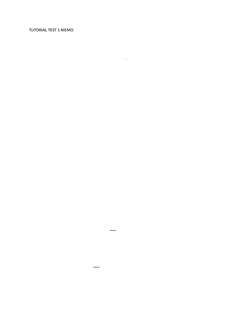 Tutorial Test 1 2023 Memo Mark Up 240324 174517 Pdf