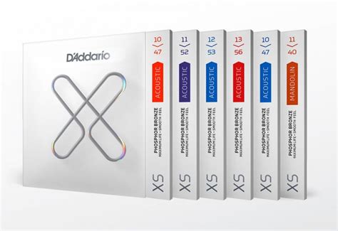 D Addario XS Coated Strings Available Now Music Instrument News
