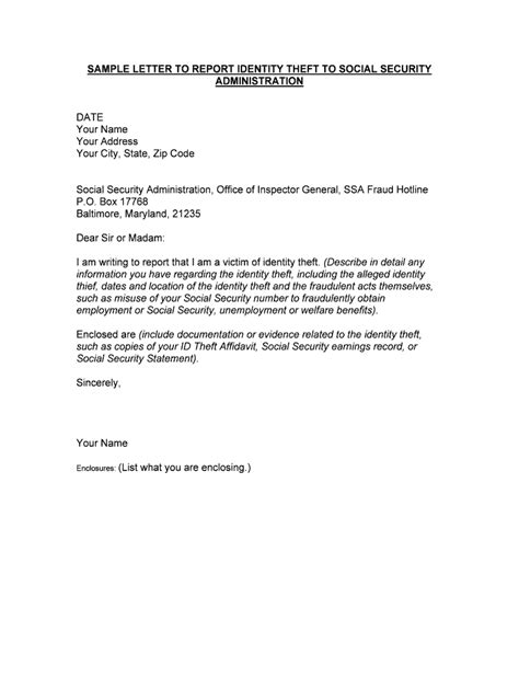 Sample Letter To Report Identity Theft Airslate Signnow