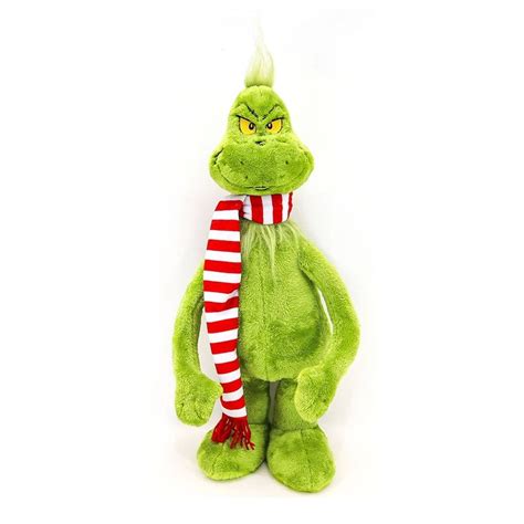 Peluche Navideño Dr Seuss Grinch Con Bufanda De 56 Cm Walmart