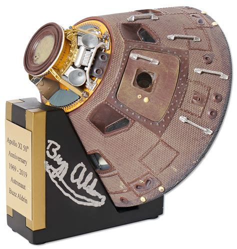 Lot Detail Buzz Aldrin Signed Apollo 11 Command Module Model