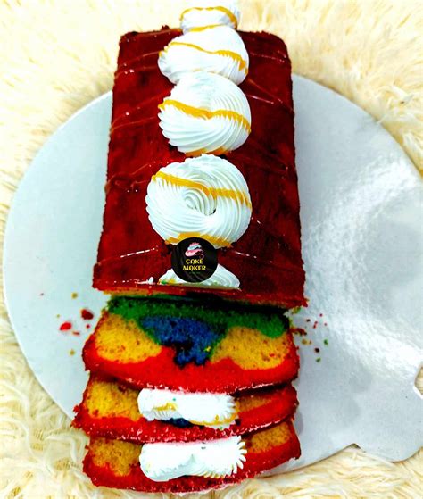 Rainbow Pound Cake Cake Maker