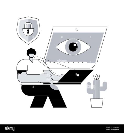 Eye Tracking Technology Abstract Concept Vector Illustration Eye Movement Catching Technology