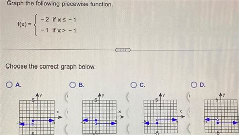 [answered] Graph The Following Piecewise Function F X 2 If X 1 1 If X 1 Kunduz