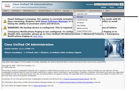 Cucm Add Mobile Voice Access For Users Telephony Networking Wiki Fandom