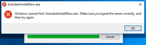 Windows Cannot Find AutodeskInstallNow Exe When Installing Autodesk And Higher Versions