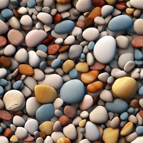 Premium Ai Image Pebble Texture Pattern