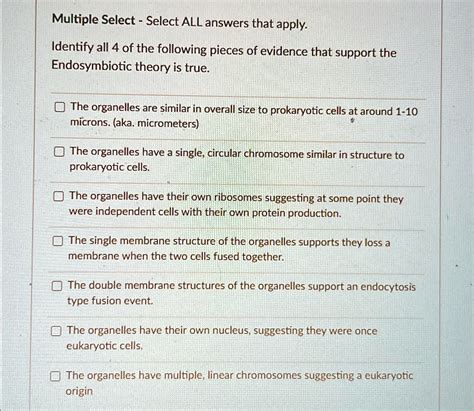 solved multiple select select all answers that apply identify all 4