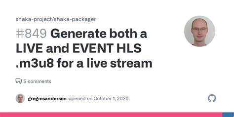 Generate Both A Live And Event Hls M3u8 For A Live Stream · Issue 849 · Shaka Projectshaka