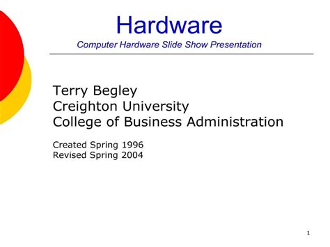 PPT Hardware Computer Hardware Slide Show Presentation PowerPoint Presentation ID