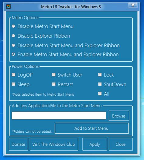 Metro UI Tweaker Per Windows Developer Preview Hardware Upgrade