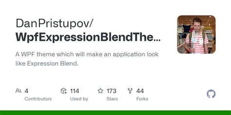 Github Danpristupovwpfexpressionblendtheme A Wpf Theme Which Will