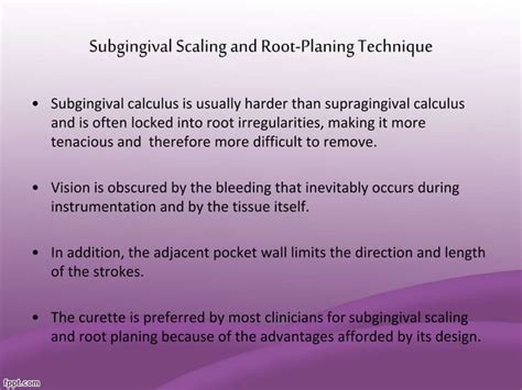 Scaling And Root Planing PPTX Oral Care Personal Care