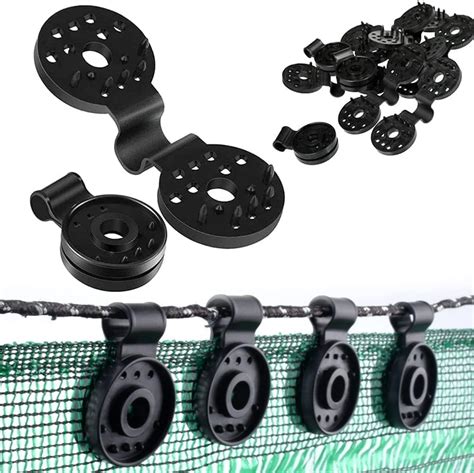 50pcs Shade Cloth Heavy Duty Lock Grip Shade Cloth Plastic