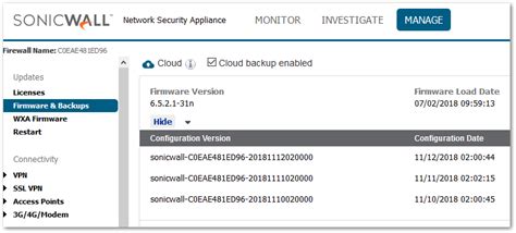 How Can I Save A Backup Settings File From A Sonicwall Firewall Sonicwall